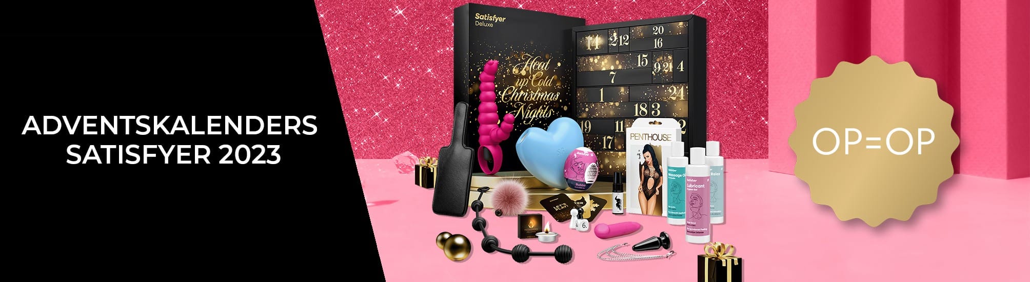 Erotische Adventskalender 2022 - Miss Steel - Met luchtdruk toy.